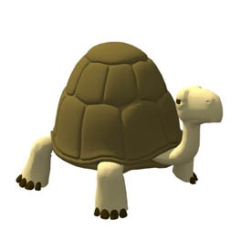 Cute turtle 3D Object | FREE Artlantis Objects Download