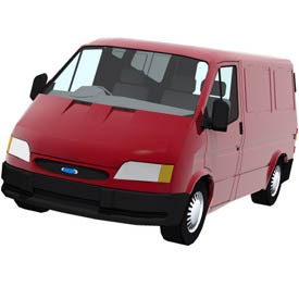 Ford transit 3D Object | FREE Artlantis Objects Download