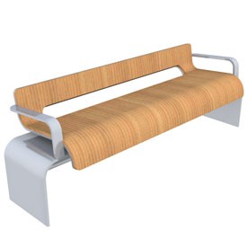 Tough love bench 3D Object | FREE Artlantis Objects Download
