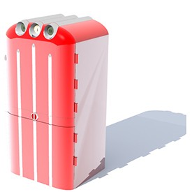 Old Vintage Refrigerator 3D Object | FREE Artlantis Objects Download