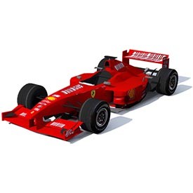 F1 Ferrari 3D Object | FREE Artlantis Objects Download