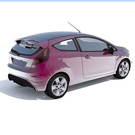 Ford Fiesta 3D Object | FREE Artlantis Objects Download